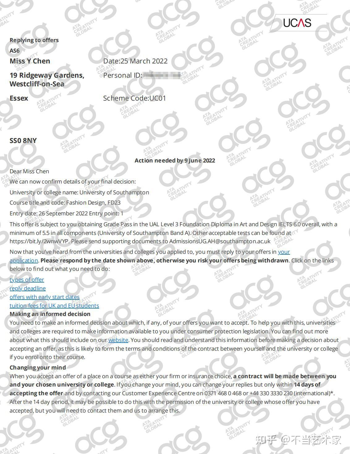 【ACG offer time-英国】 - 知乎