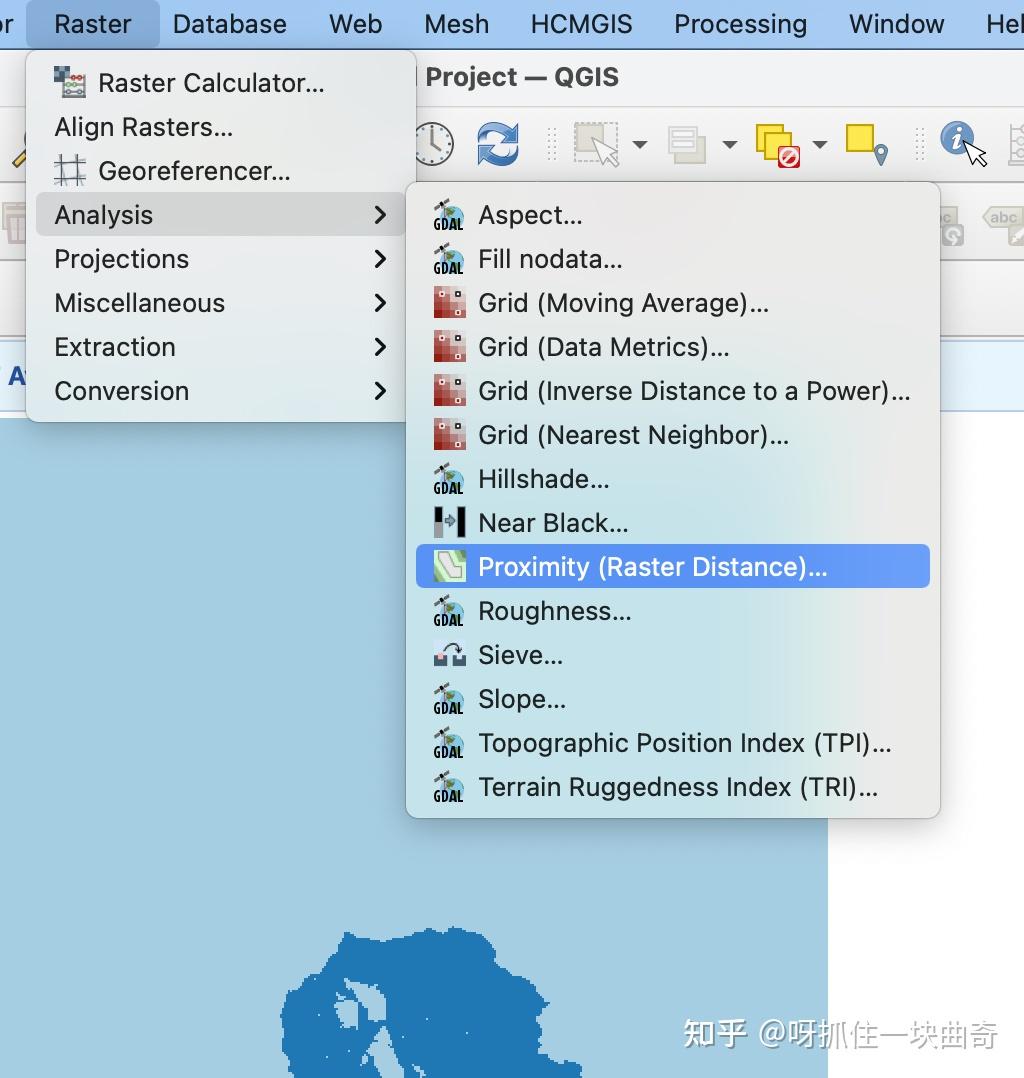 QGIS｜raster proximity栅格接近度 - 知乎