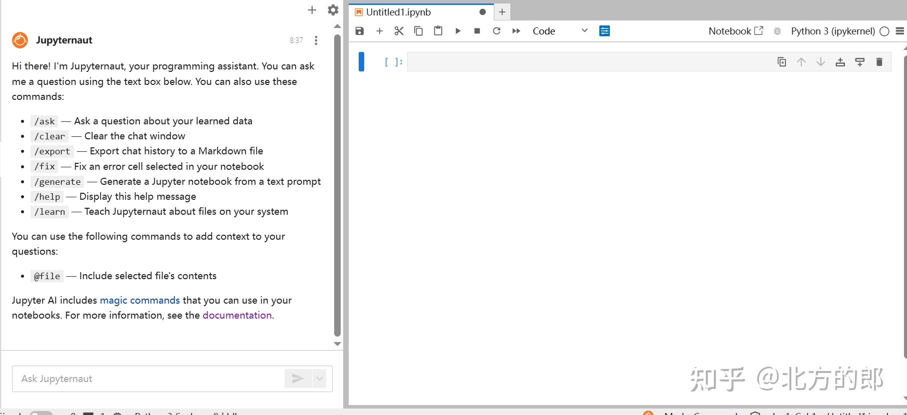在JupyterLab中使用Jupyter AI+Ollama构建本地化专属AI编程助手 - 知乎