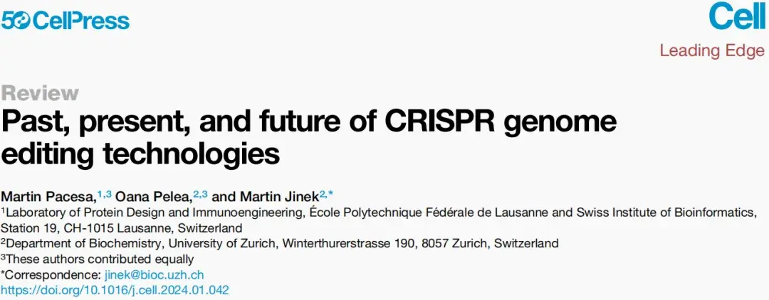 【知识窗】Cell综述：CRISPR基因组编辑技术的历史演进、现状与未来展望 - 知乎
