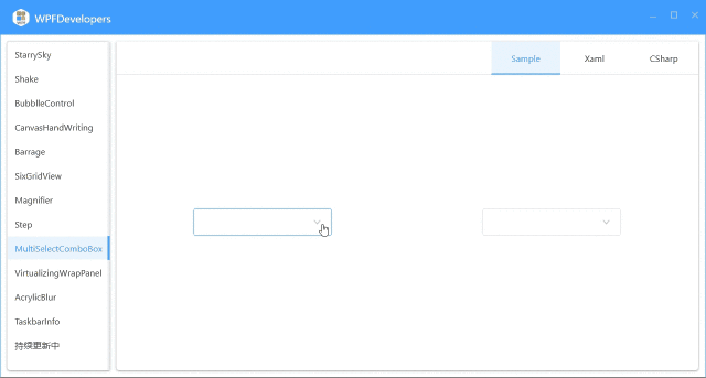 WPF 实现多选下拉控件 - 知乎