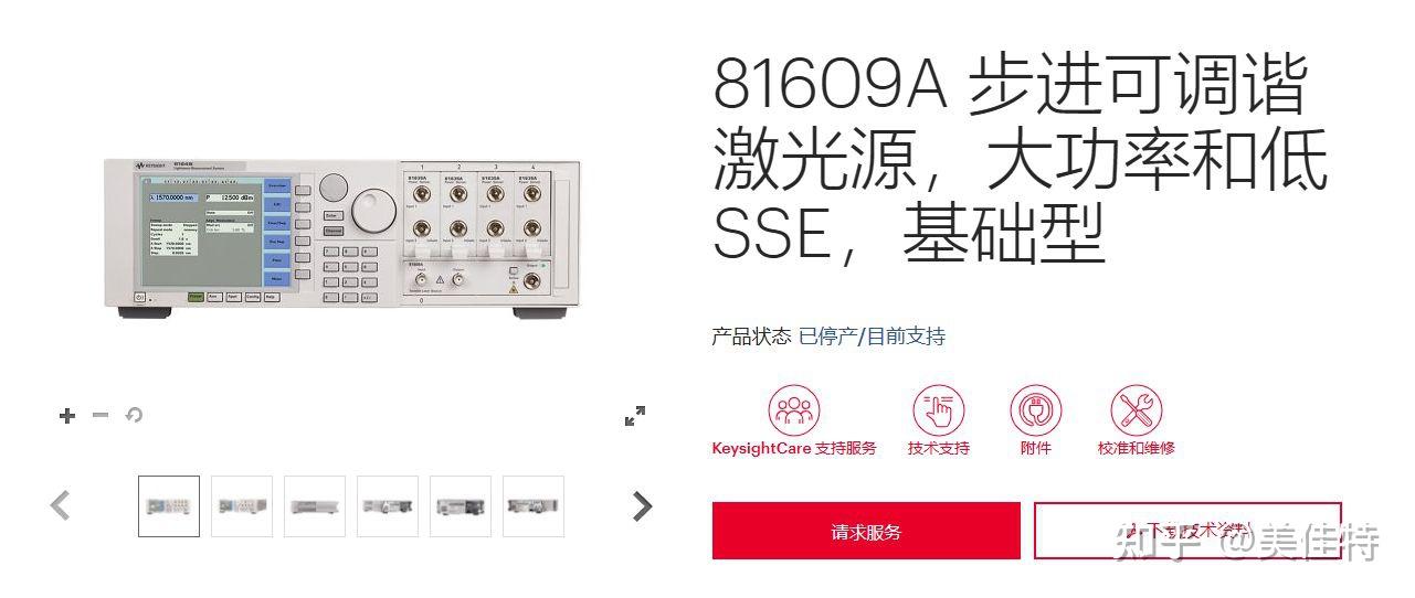 81609A 步进可调谐激光源，大功率和低 SSE，基础型 - 知乎