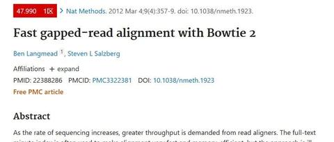 Bowtie2数据比对教程 - 知乎