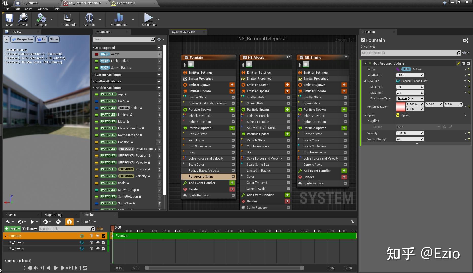 UE4 Teleport VFX Imitated By Returnal Prototype - 知乎