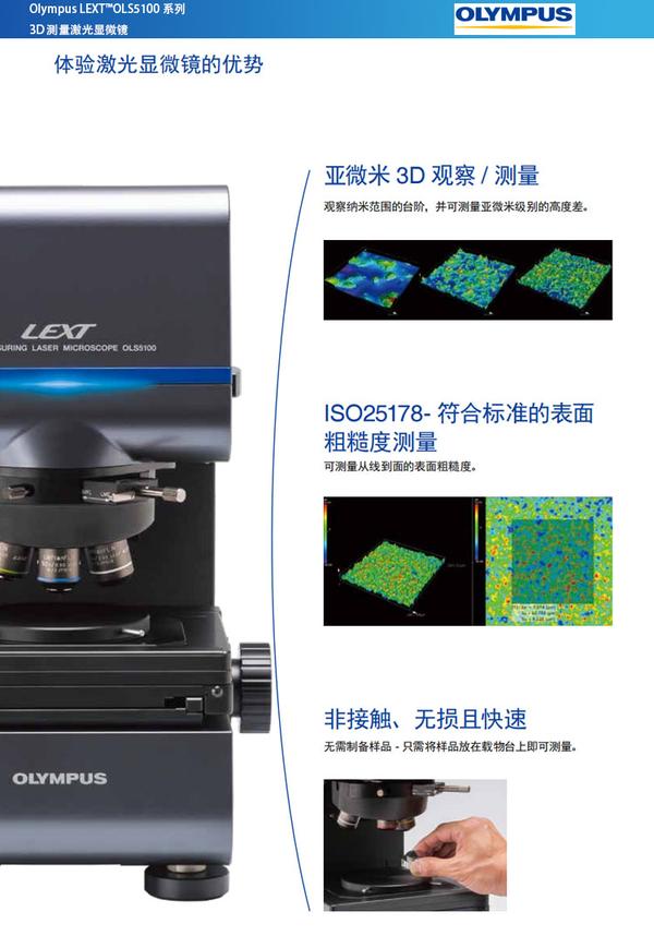 Olympus奥林巴斯LEXT OLS5100 3D激光扫描显微镜 - 知乎