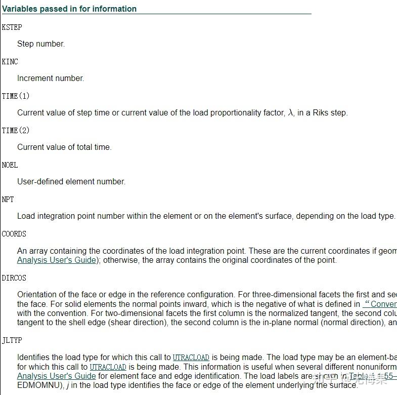 Abaqus平面载荷utracload介绍（附与dload连用例子） - 知乎