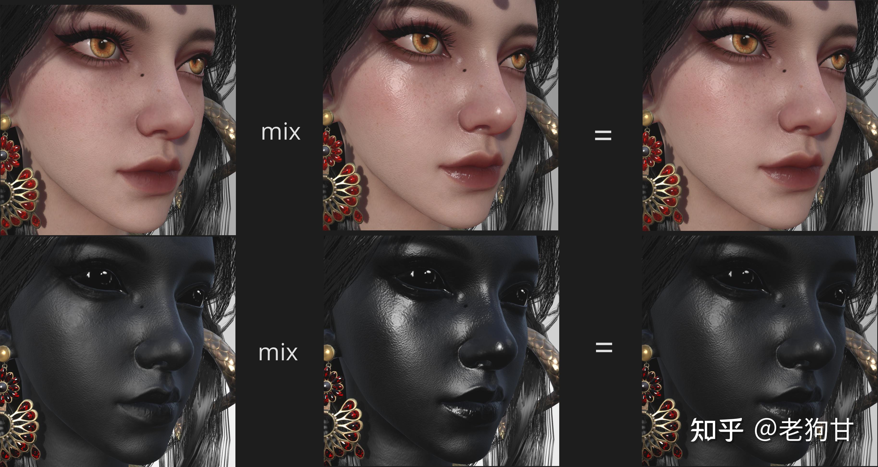 Unreal人物渲染之SSS皮肤怎么调 - 知乎