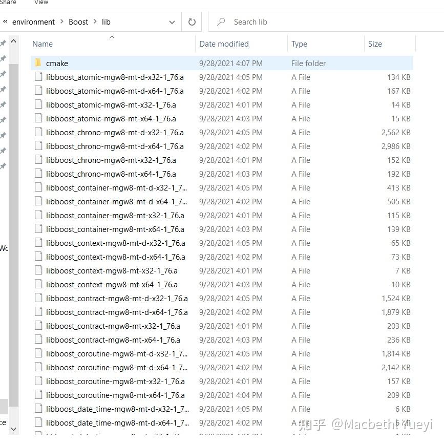Could NOT find Boost (missing: filesystem system) (found version "x.xx.x") - 知乎