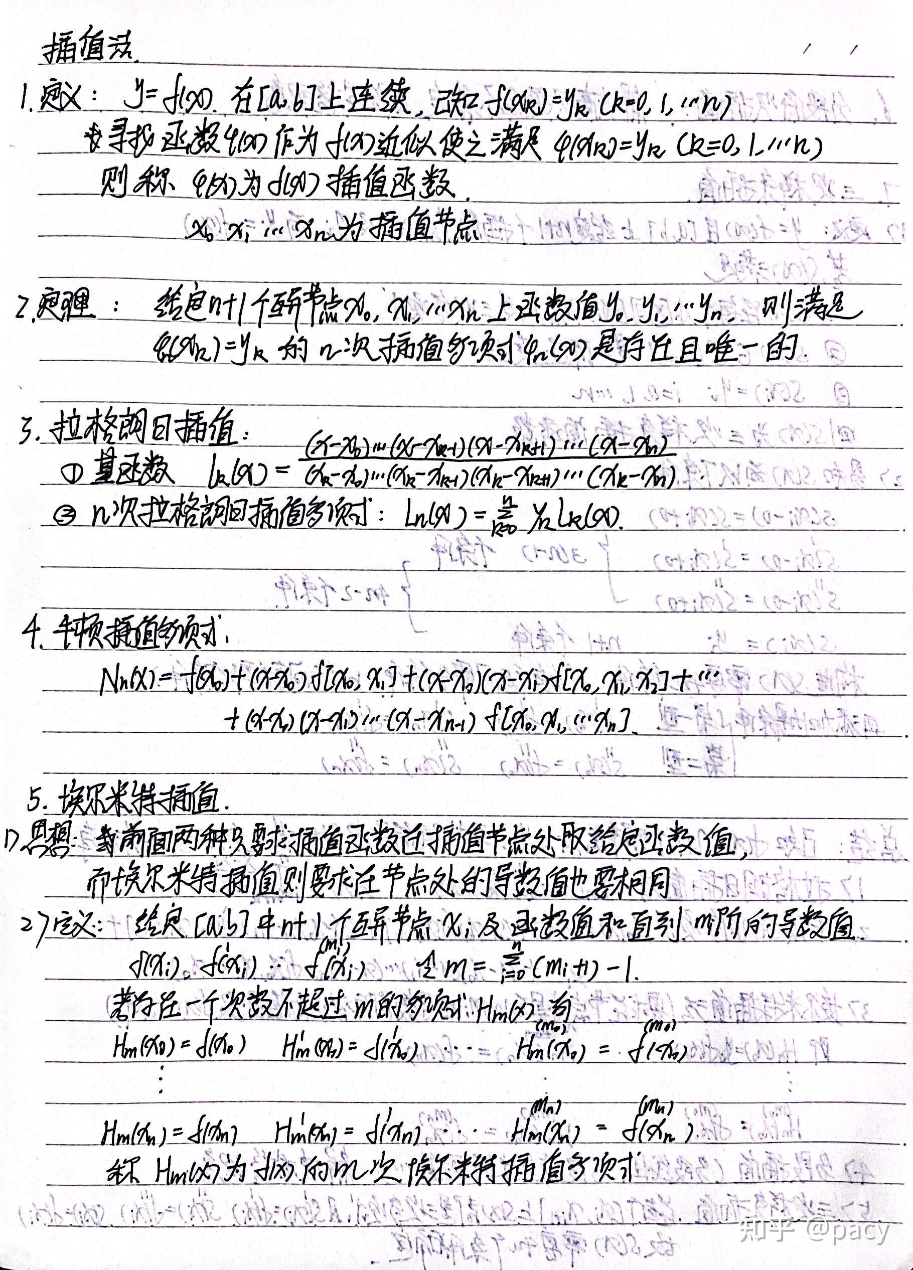 数值分析 插值法 知乎