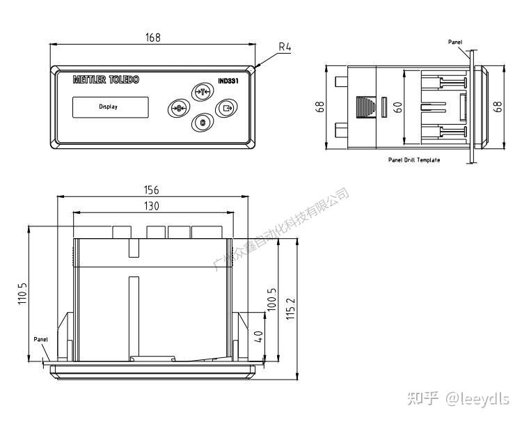 梅特勒托利多XK3141-6000(IND331) 33P1-00000-A00-000称重显示控制器 - 知乎