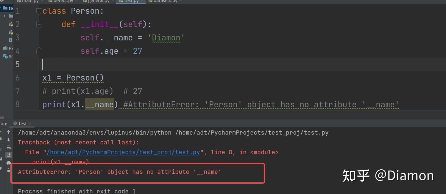 Python的 私有化属性 知乎