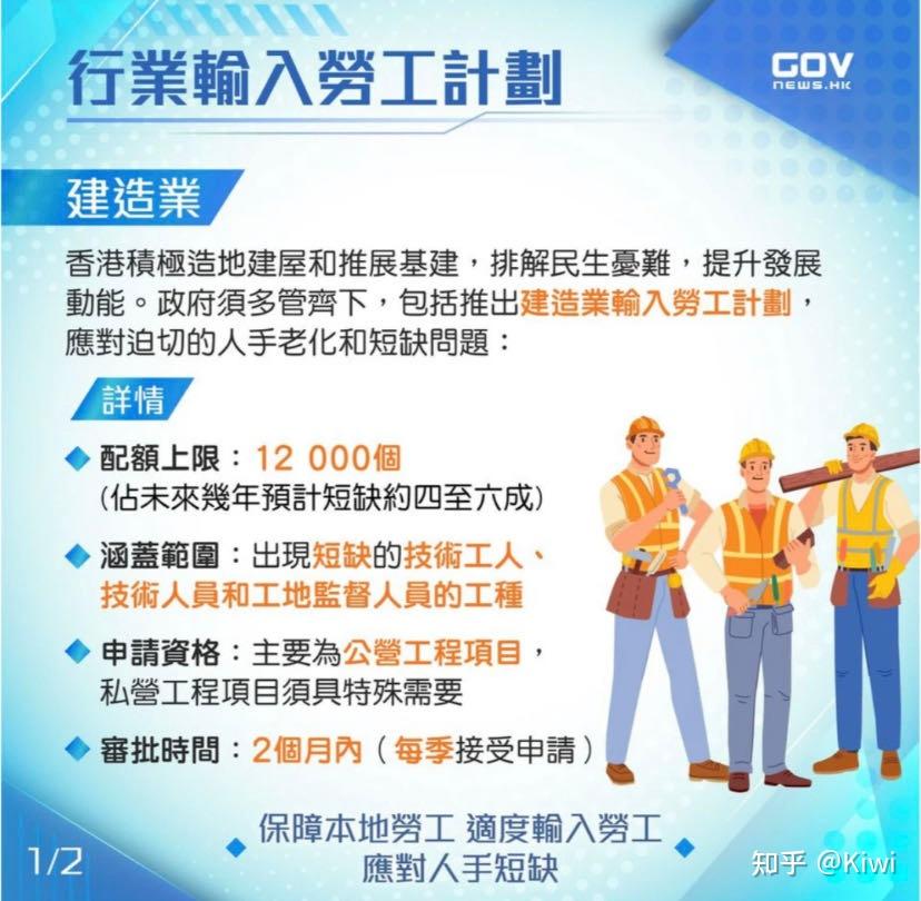 香港输入外地劳工计划 2023 月薪高达5 8万 知乎