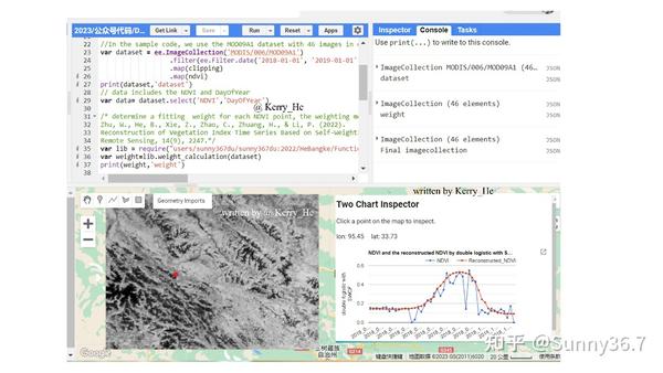 在Google Earth Engine上探索：如何运用双逻辑斯蒂函数拟合法重建NDVI时序数据 - 知乎