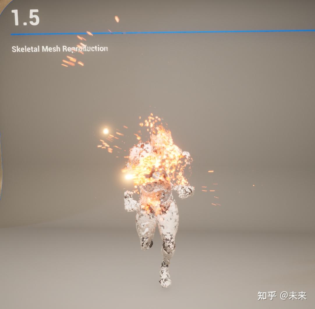 niagara案例剖析 ：Skeletal mesh Reproduction&同niagara系统中的粒子交互 - 知乎