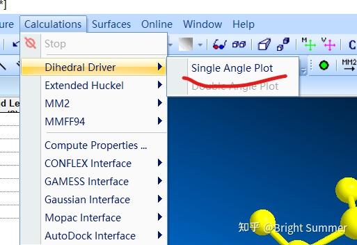 4 Chem3D的MM2计算 与 角度的扫描 - 知乎
