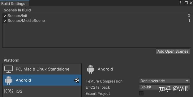 Unity构建Android Apk详细教程 - 知乎