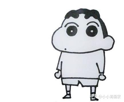 蜡笔小新怎么画呢？简单几步即可画好！ - 知乎