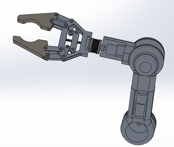 【机器人】INDUSTRIAL ROBOTIC HAND机械手夹具3D图纸 Solidworks设计 - 知乎