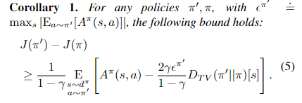 Safe RL(2): Constrained Policy Optimization - 知乎