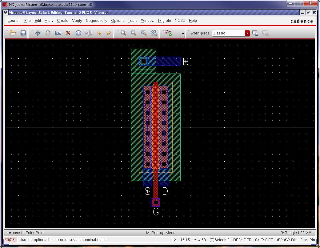 布局和模拟PMOS和NMOS器件的IV曲线 - 知乎