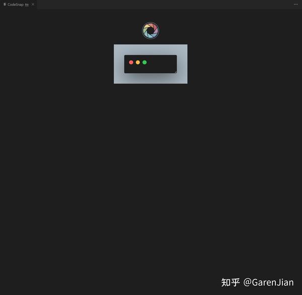 Vscode代码截图插件：codesnap 知乎 