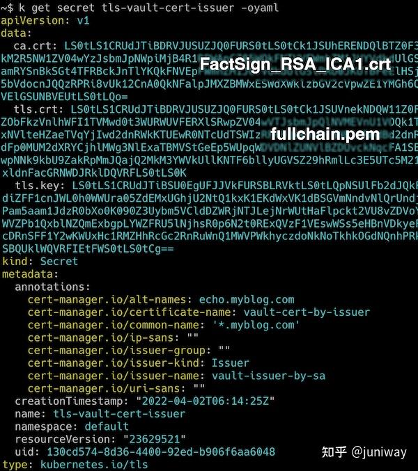 使用 Vault + Cert Manager 管理 Kubernetes 集群中的数字证书 - 知乎