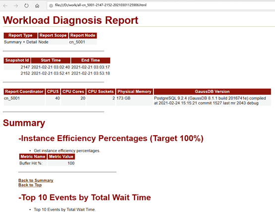 带你了解WDR-GaussDB(DWS) 的性能监测报告 - 华为云开发者联盟 - 博客园