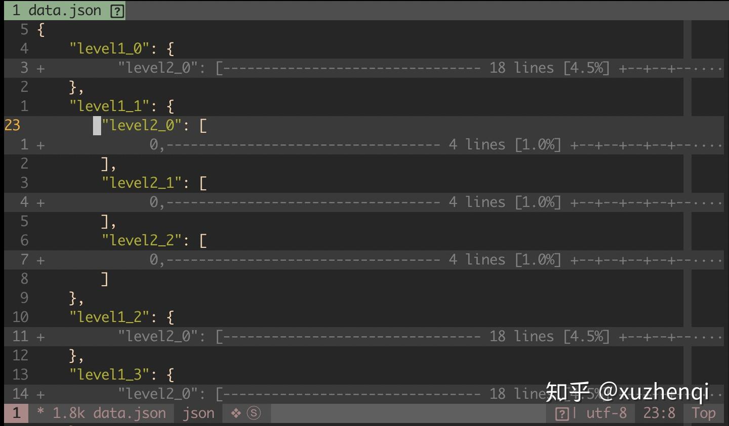 Vim json完美体验：轻松阅读万行json - 知乎