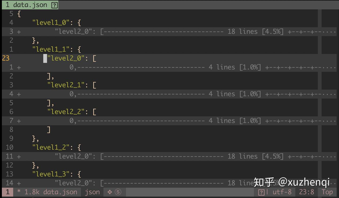 Vim json完美体验：轻松阅读万行json - 知乎