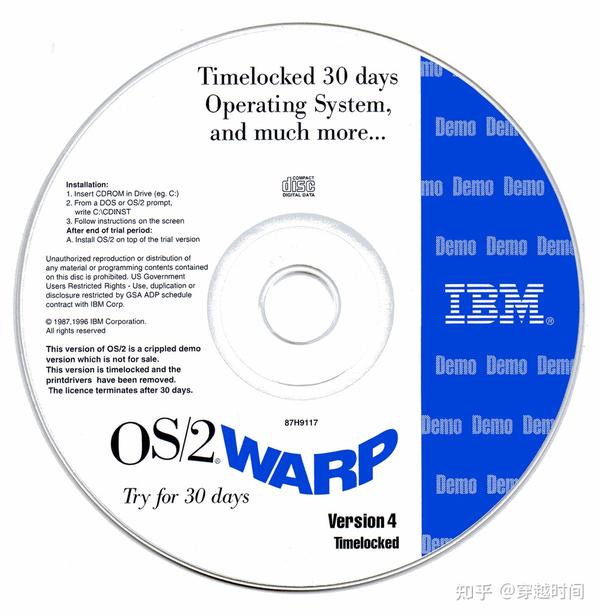 穿越时间·IBM OS/2 Warp4 - Timelocked 30 Days trial - 知乎