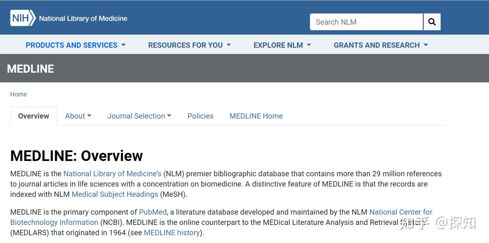 我的文章被PubMed收录了，在MEDLINE和SCIE能检索到吗？ - 知乎