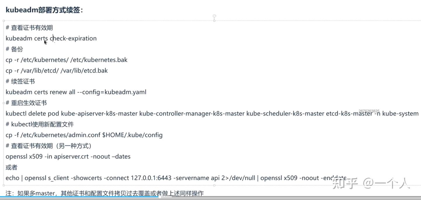 实战：k8s证书续签-2023.6.19(测试成功) - 知乎