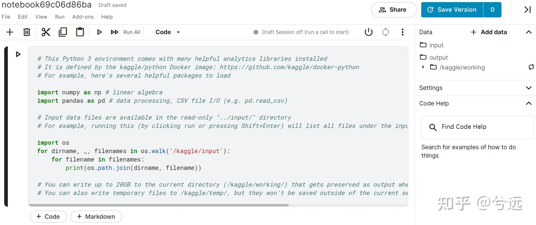 和你一起成长的Kaggle——基本使用篇一 - 知乎