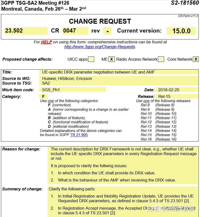 5G UE特定DRX参数协商过程 - 知乎
