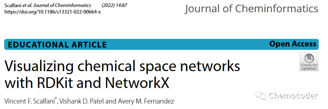 工具包 | 使用RDKit和NetworkX可视化化学空间网络 - 知乎