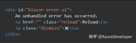 Blazor基础(6)错误(异常)处理 - 知乎