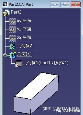 [CATIA知识点] CATIA V5， CATPart关联设计实体图标详解，结构树实体图标上的小logo是怎么来的？ - 知乎