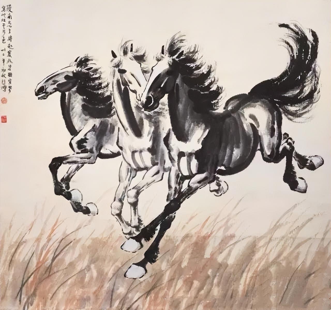 76幅徐悲鸿国画马，名不虚传！ - 知乎