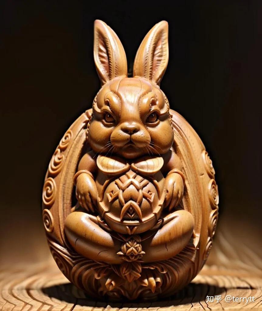 中国风坚果雕刻 Chinese nut carving Lora 展示 - 知乎