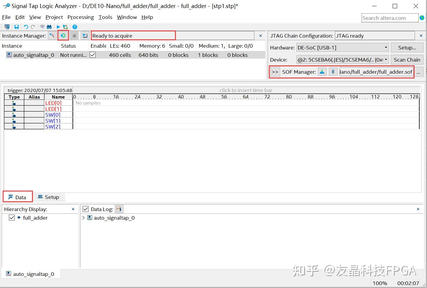 Signal Tap Logic Analyzer使用讲解 - 知乎