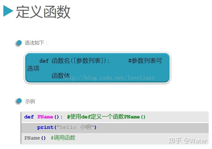 Python35基础——函数的定义与使用 知乎 0617