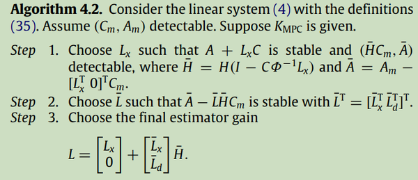 Linear offset-free model predictive control - 知乎