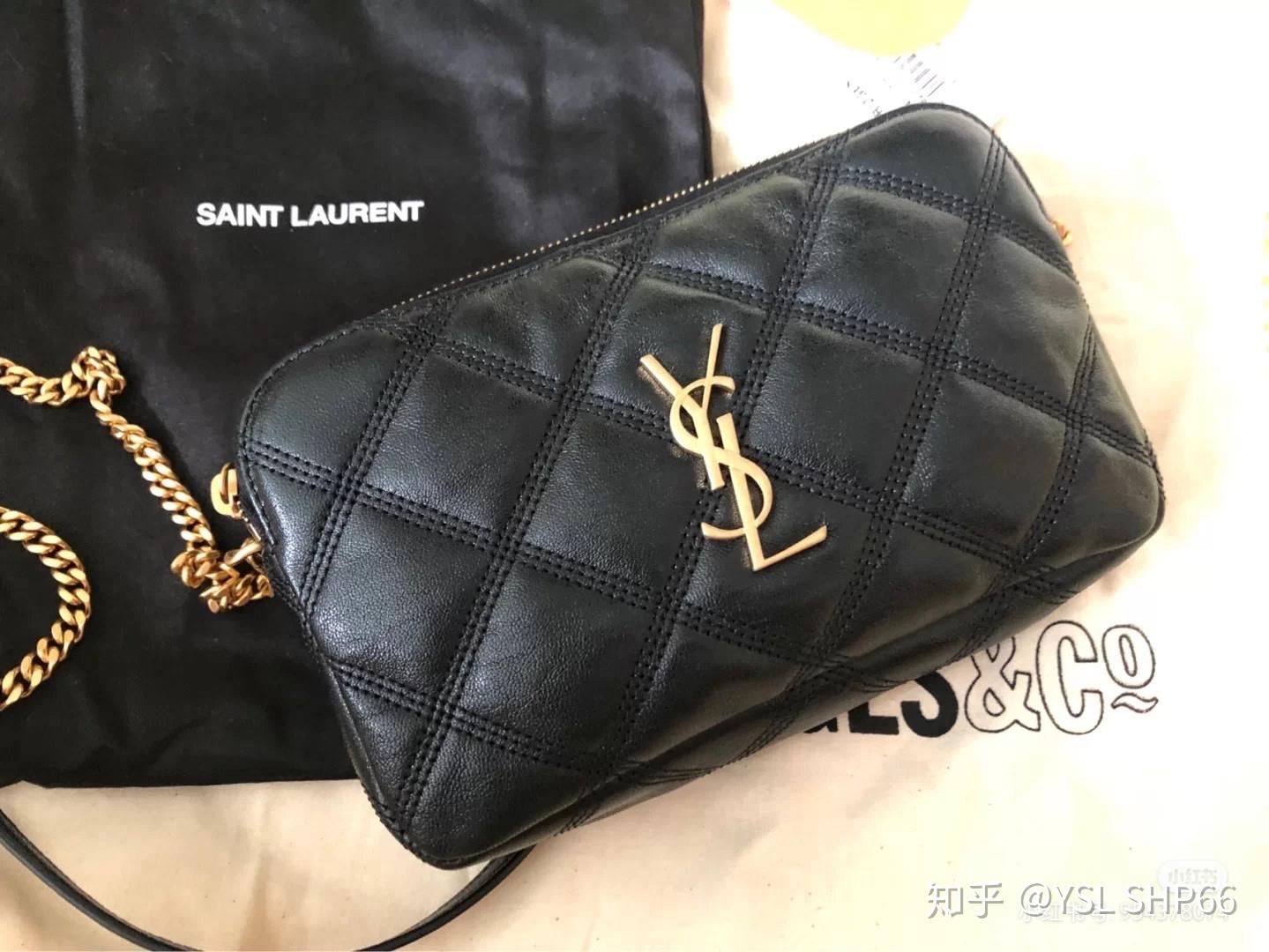 YSL Becky Double-zip Pouch In Quilted Lambskin - 知乎
