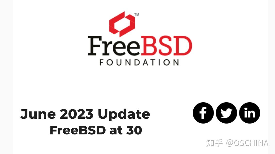 FreeBSD 庆祝成立 30 周年，推出 30 周年周刊、纪念品... - 知乎