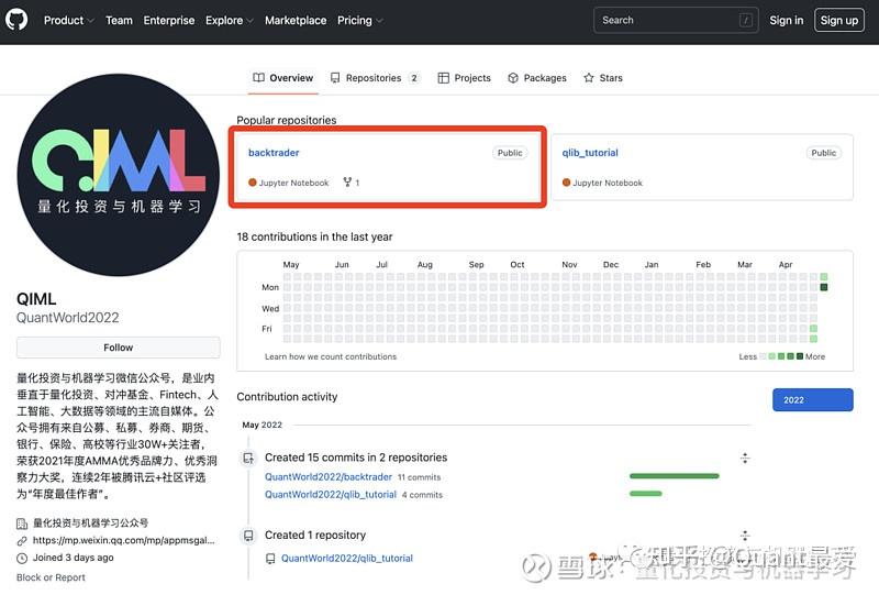 QIML自研Backtrader教程：火爆全网，永久免费！ - 知乎