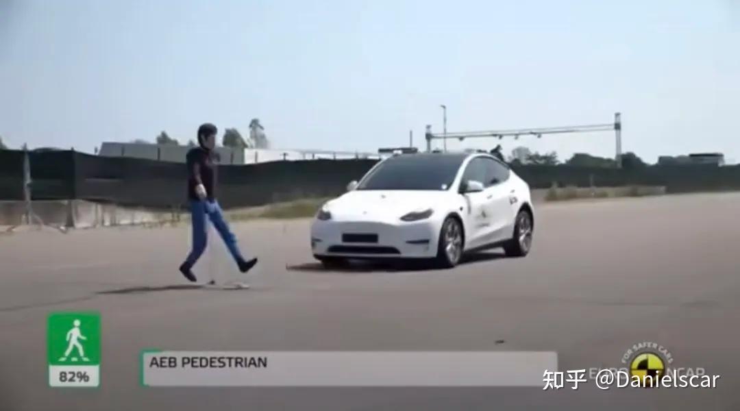 AEB横评中Model Y成为识别最准、制动最快的车，车友：实际道路上特斯拉还有更多“高能操作” - 知乎