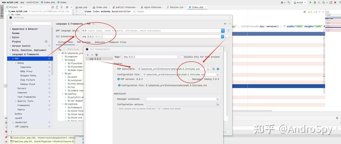 php8.0 + xdebug 在thinkphp框架中断点调试 - 知乎
