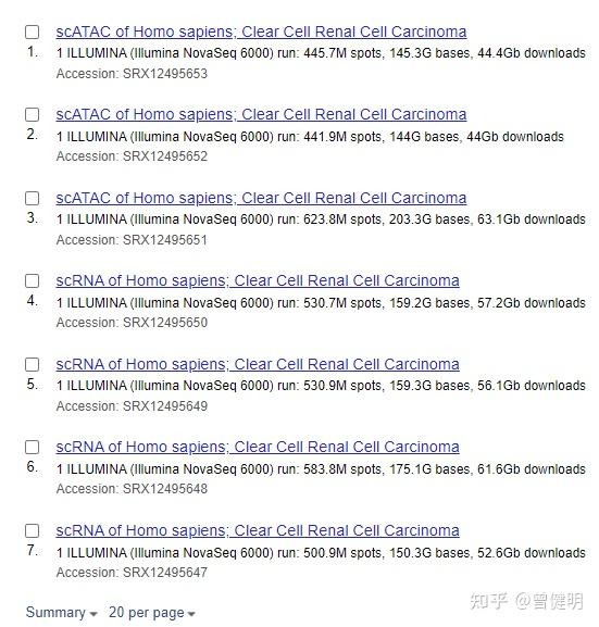 单细胞数据在ENA数据库和NCBI的SRA是有区别的 - 知乎