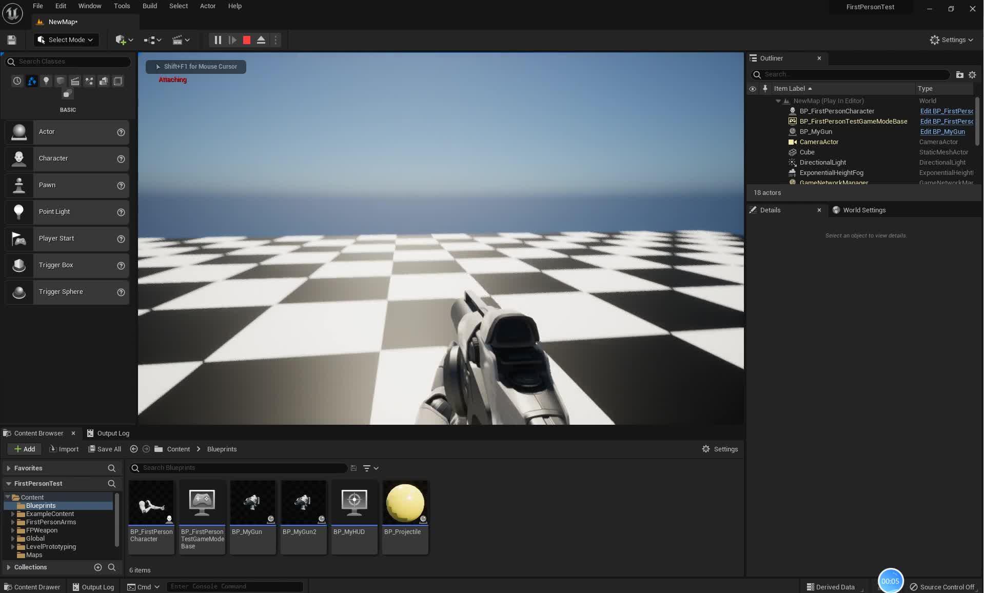 UE4C++近期学习收获(3)虚幻5自带的第一人称模板拾取武器的实现 - 知乎