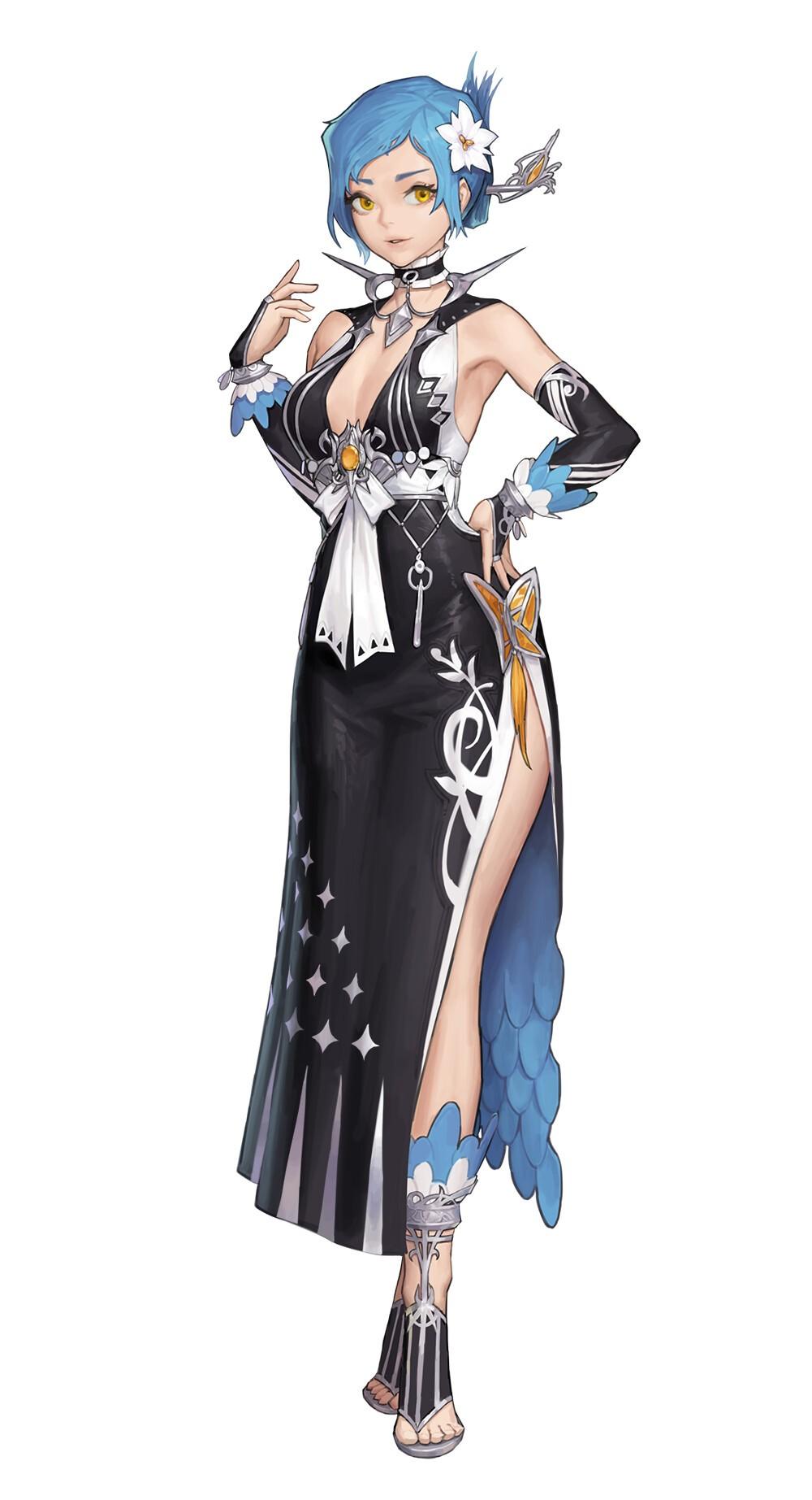 【元素推荐】韩国画师Cotta -作品欣赏130p 韩风角色 美女 - 知乎